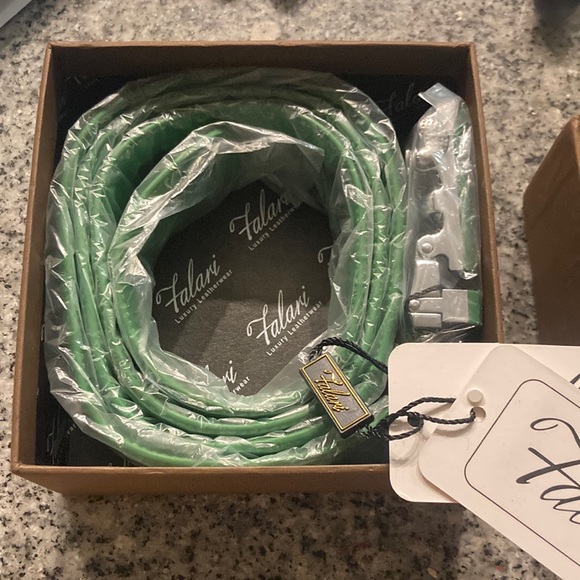 falari | Accessories | Falari Green Luxury Leather Wear Belt | Poshmark